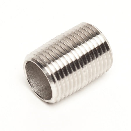 Stainless Steel Close Nipple - KJ Urban Winery & Craft Brewing Supplies ...