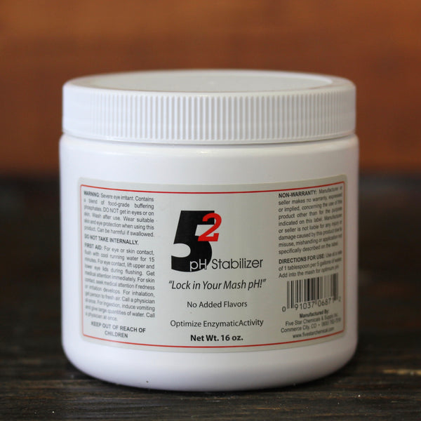 Five Star 5.2 pH Stabilizer - 1lb - KJ Urban Winery & Craft Brewing Supplies Inc.