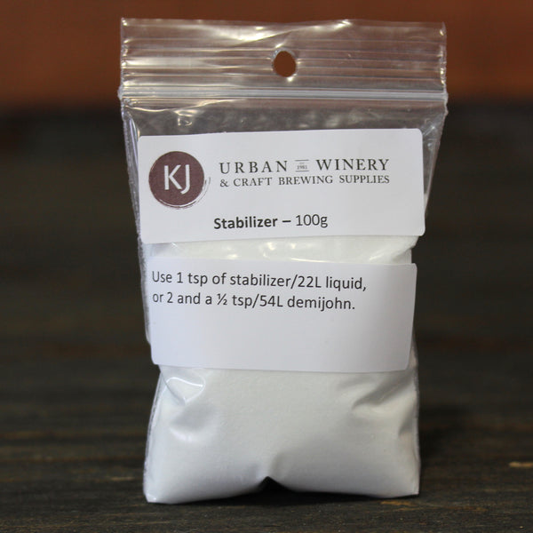 Stabilizer (100g) - KJ Urban Winery & Craft Brewing Supplies Inc.