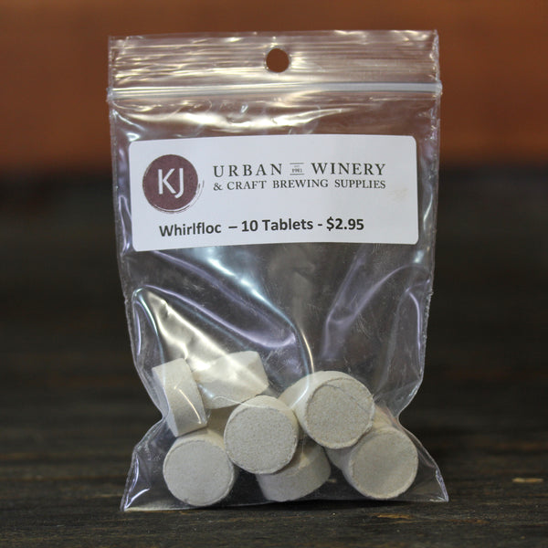 Whirlfloc Tablets - 10 Tablets - KJ Urban Winery & Craft Brewing Supplies Inc.